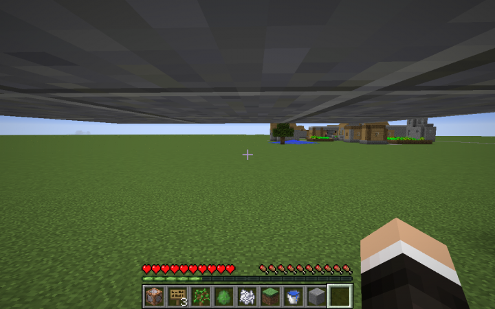 Hang on to ceilings one command! Minecraft Map