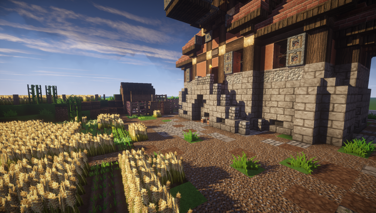 Download a medieval detached farm (Showcase) Minecraft Map