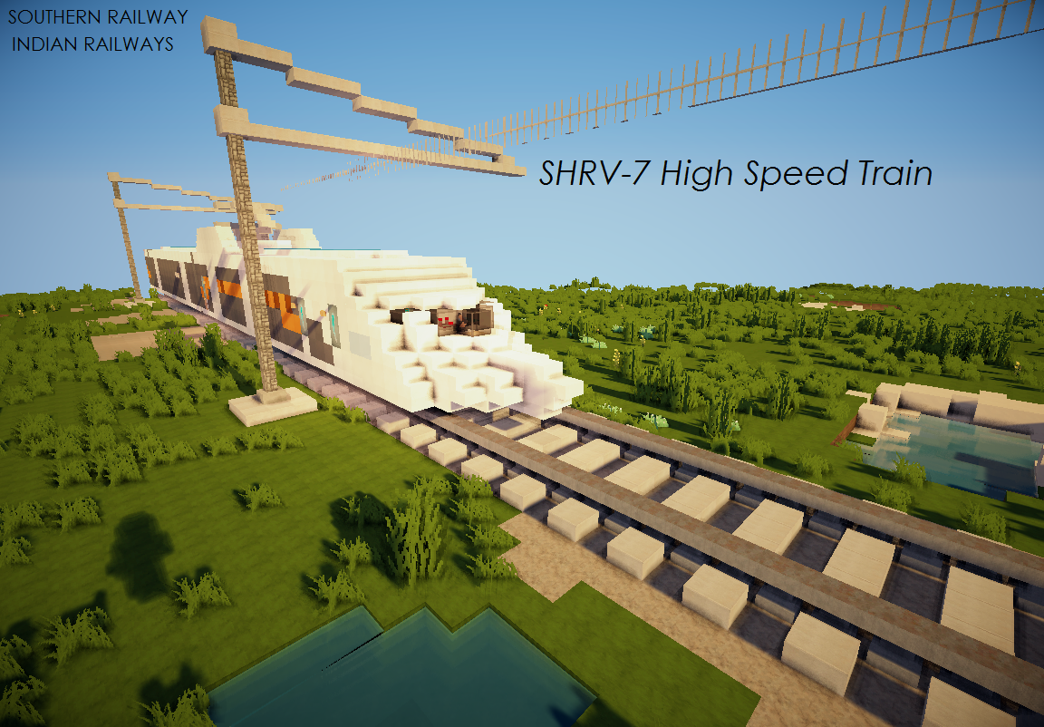 SHRV-7 High Speed Train || [SR] || [IR] Minecraft Map