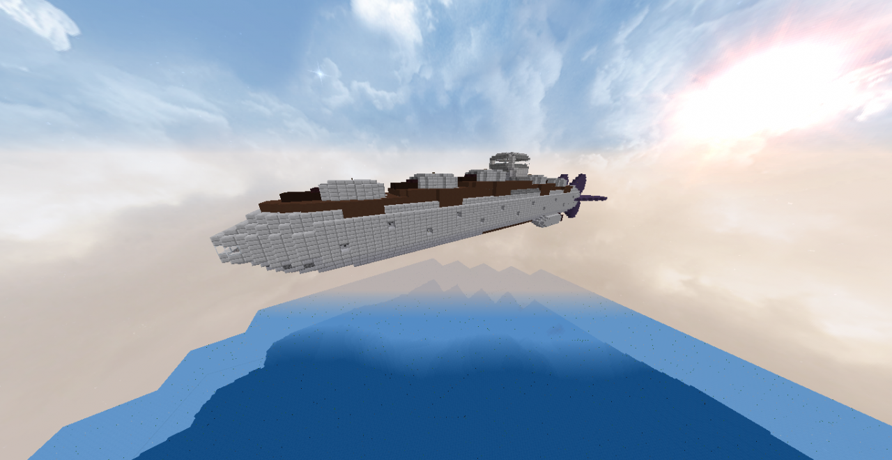[Movecraft] Atlanta Class Heavy Cruiser Minecraft Map