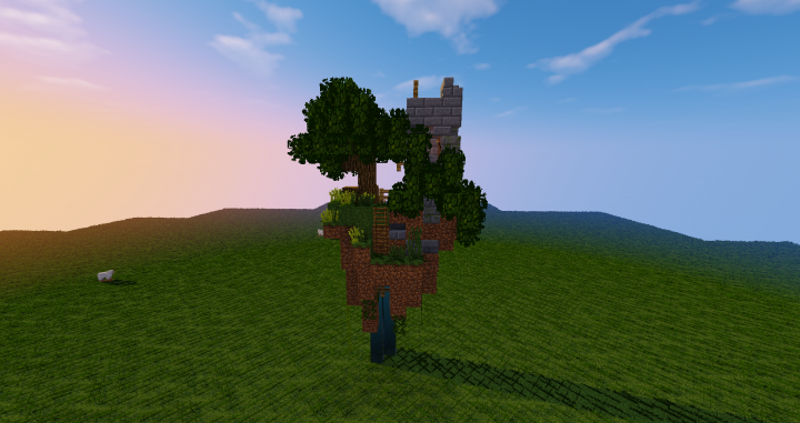 Medieval Sky Island Minecraft Map