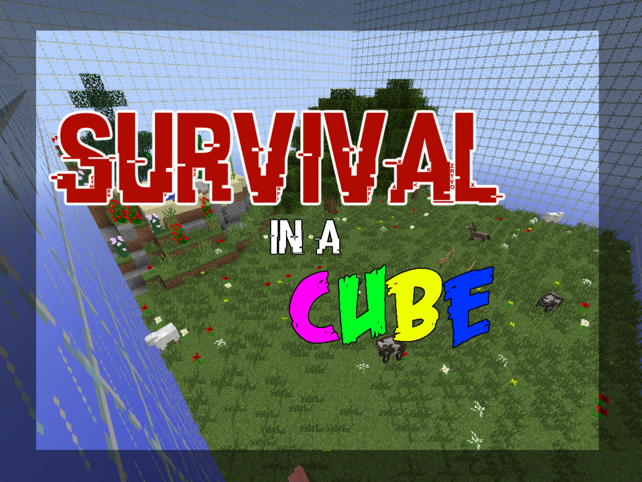 Survival in a CUBE! Minecraft Map