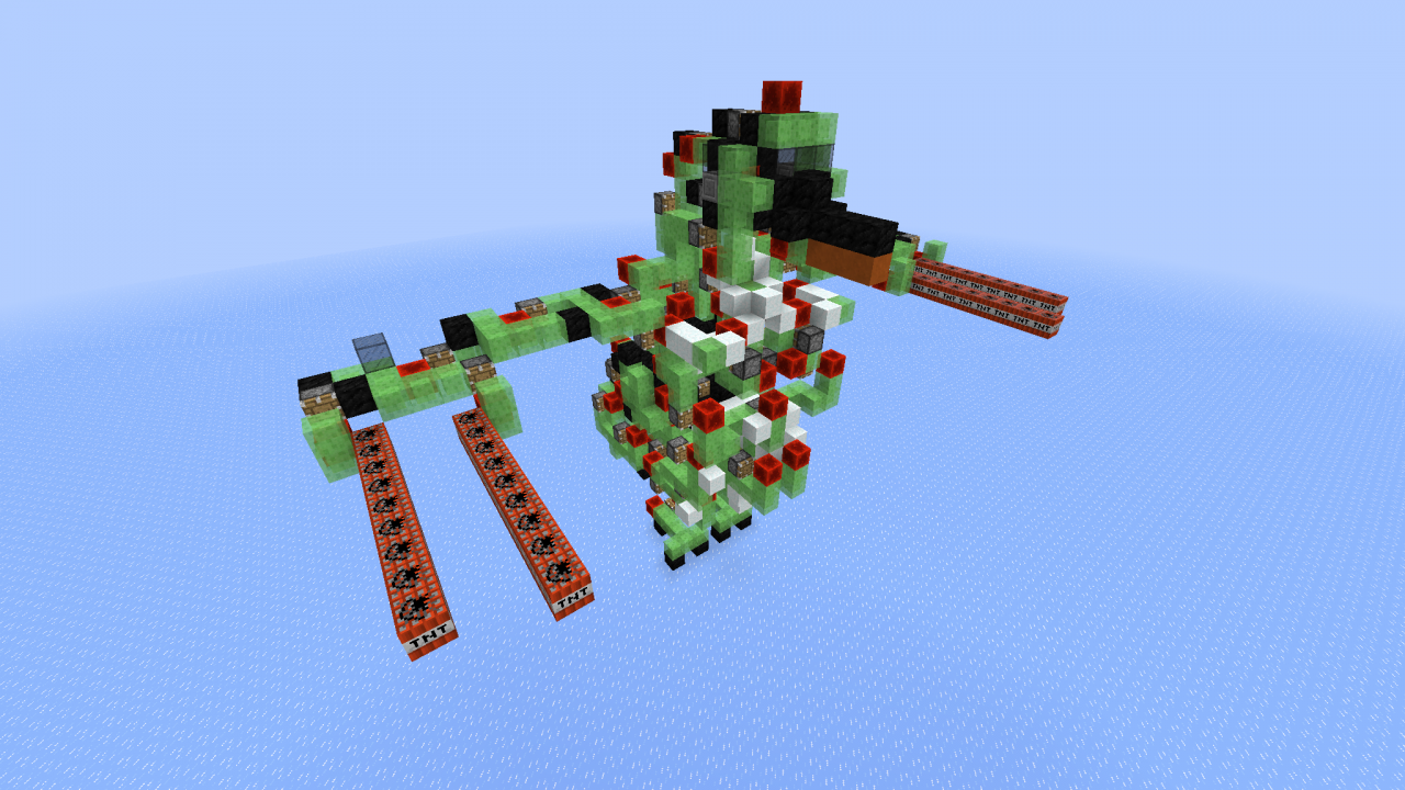 Giant walking penguin robot! Minecraft Map