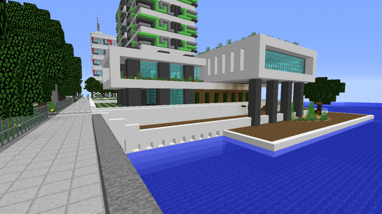 Modern House 2 Minecraft Map