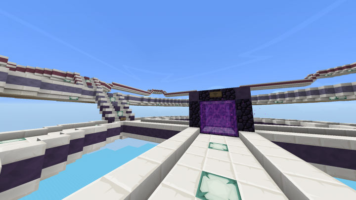 Sky Base Minecraft Map