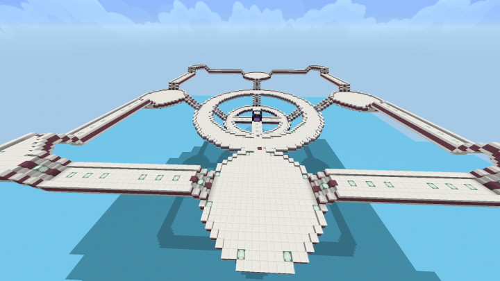 Sky Base Minecraft Map