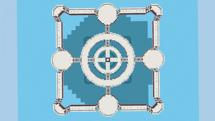 Sky Base Minecraft Map