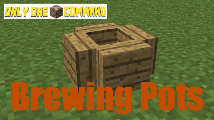 Brewing Pots - Only One Command Minecraft Map