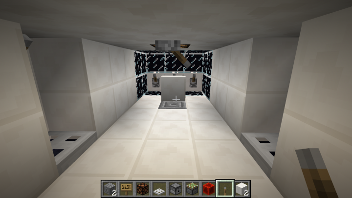 futuristic shuttle/spaceship Minecraft Map