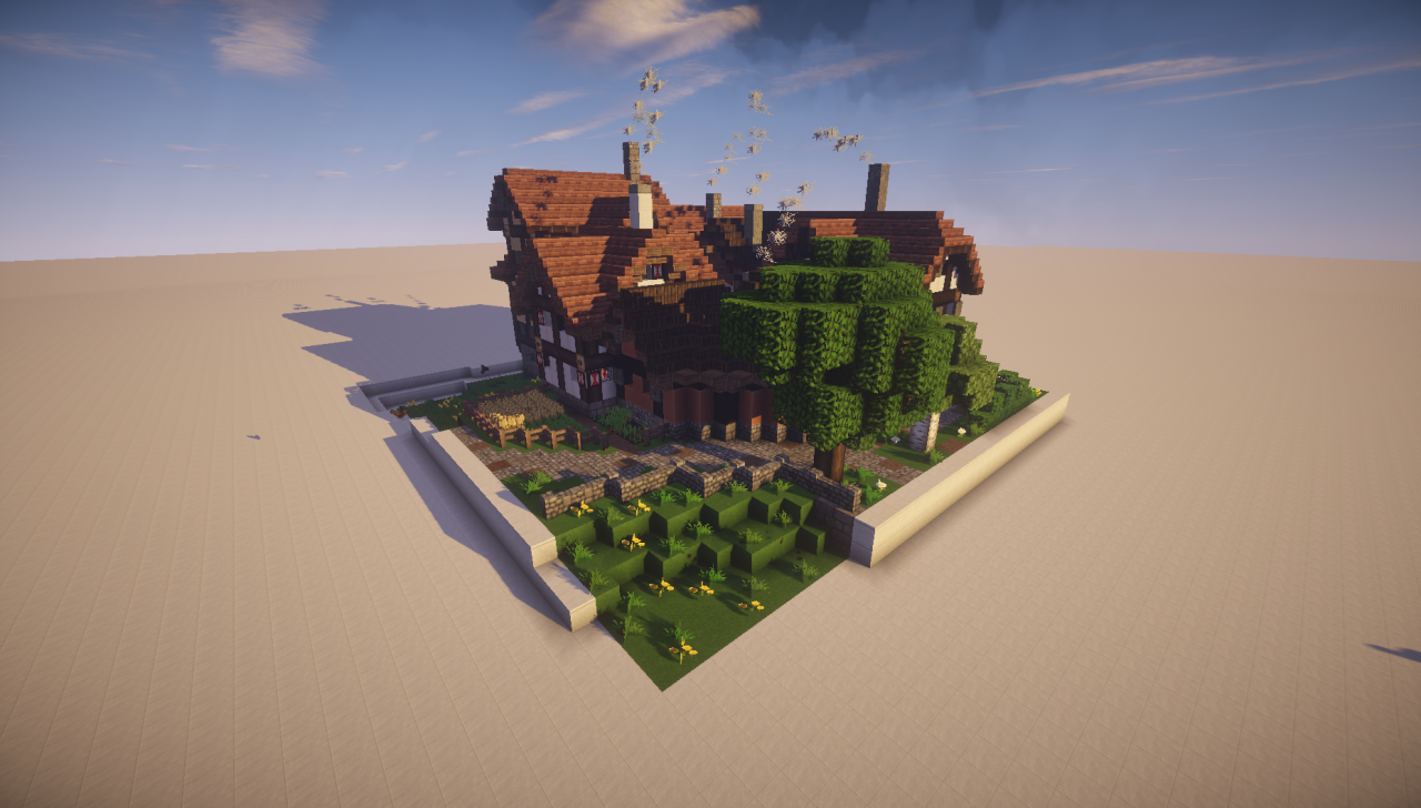 Download a group of medieval half-timbered houses "Gronkh-Hof ...