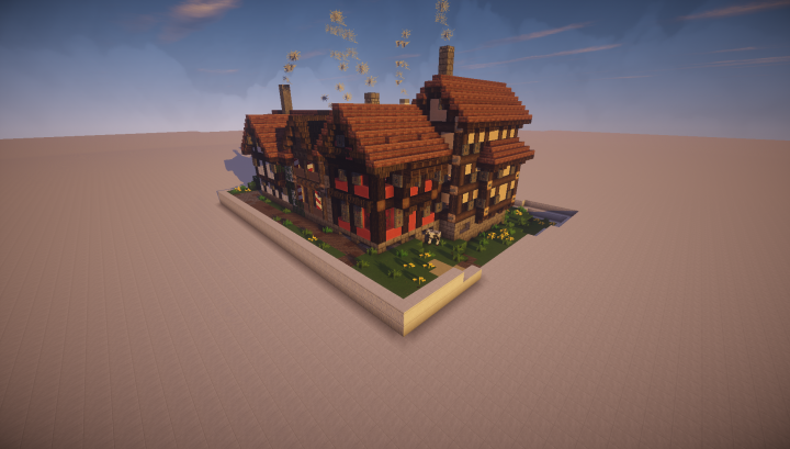 Download a group of medieval half-timbered houses "Gronkh-Hof ...