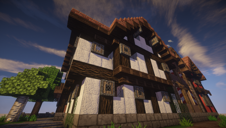 Download a group of medieval half-timbered houses "Gronkh-Hof ...