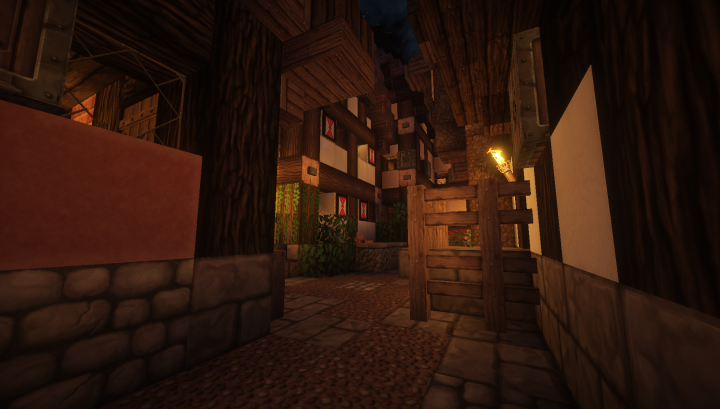 Download a group of medieval half-timbered houses "Gronkh-Hof ...