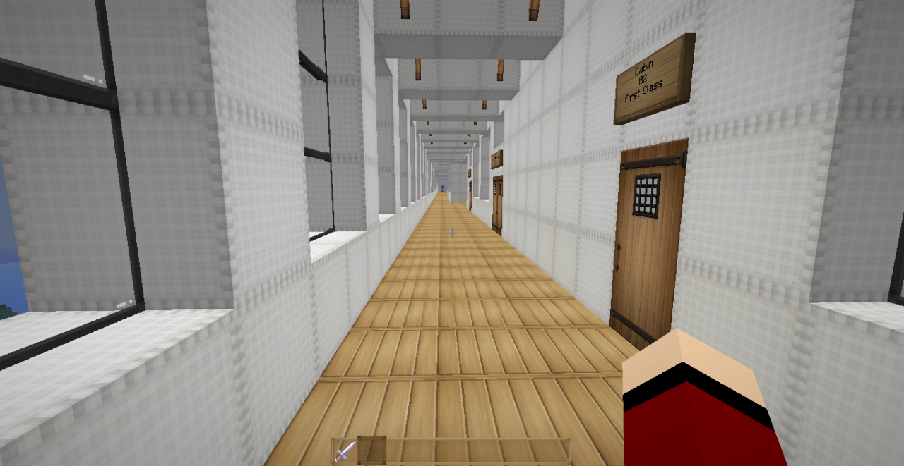 Titanic with iceberg Minecraft Map