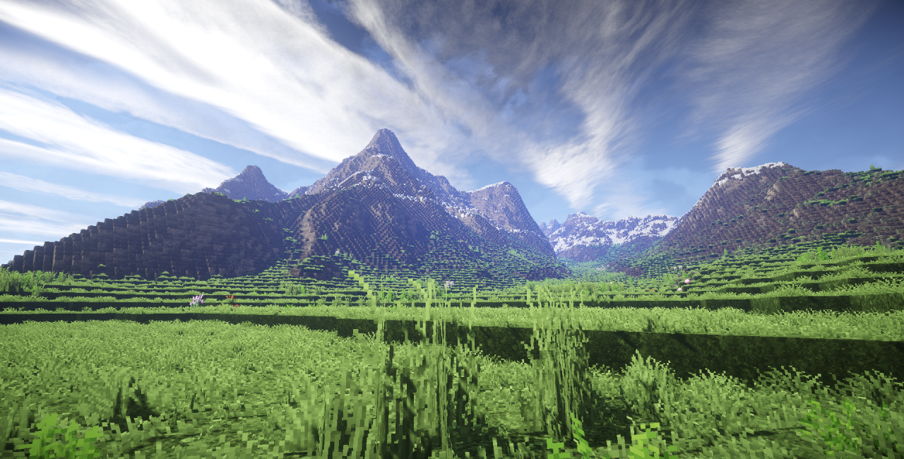 Realistic terrain and scale: The isle of stone Minecraft Map