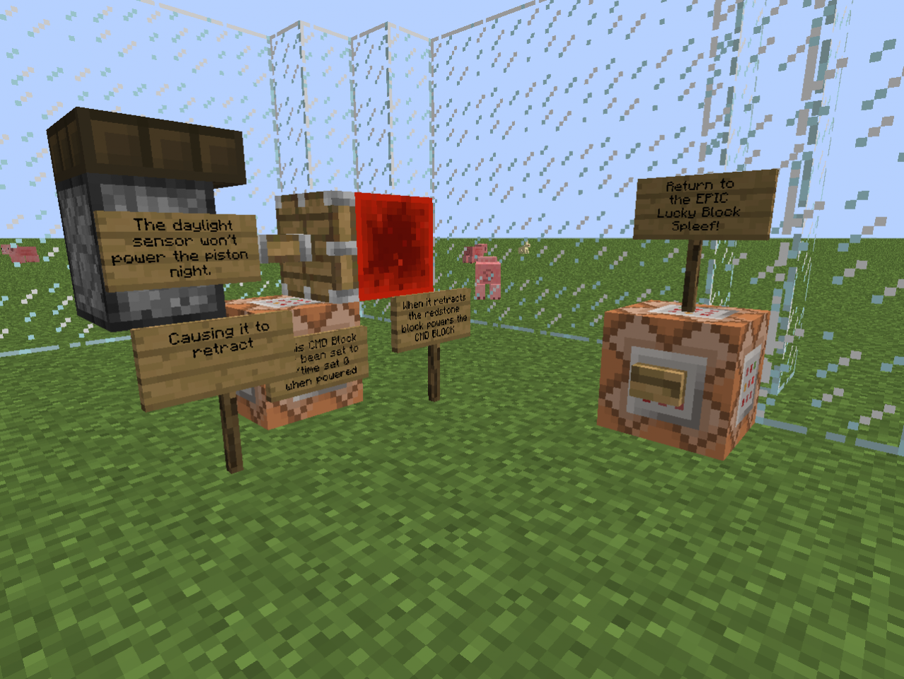 Lucky Block Spleef Minecraft Map