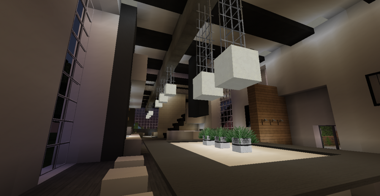 Industrial loft | Modern & Innovative house Minecraft Map