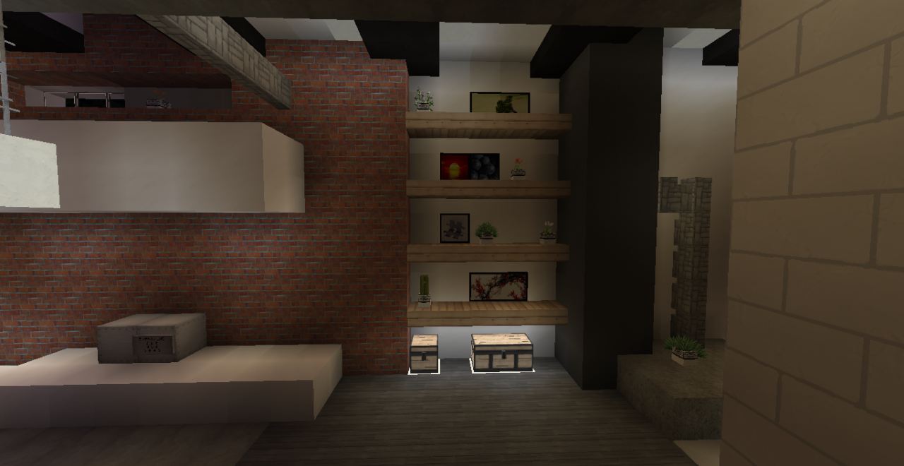 Industrial loft | Modern & Innovative house Minecraft Map
