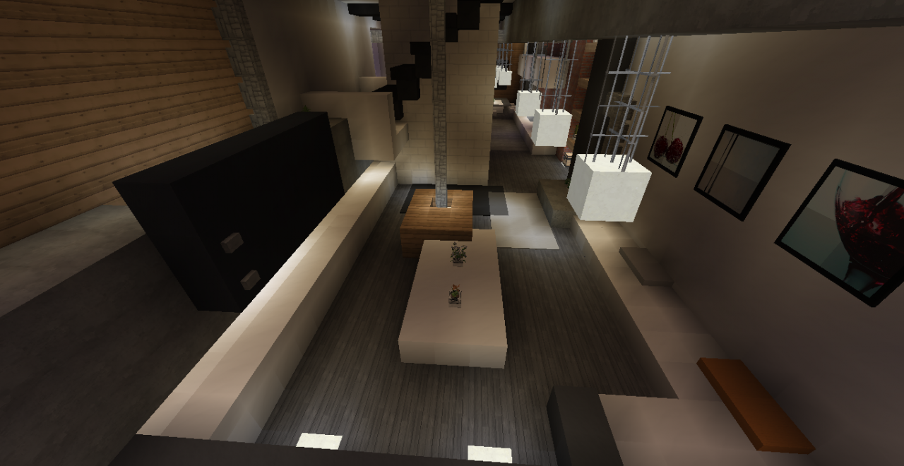 Industrial loft | Modern & Innovative house Minecraft Map