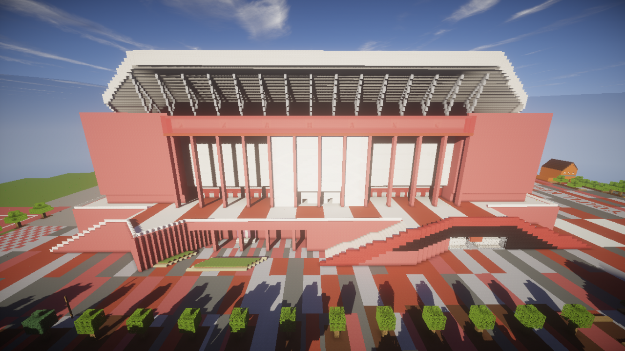 Anfield Stadium Minecraft Map