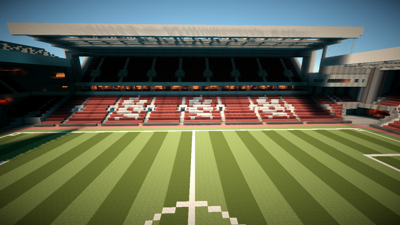 Anfield Stadium Minecraft Map