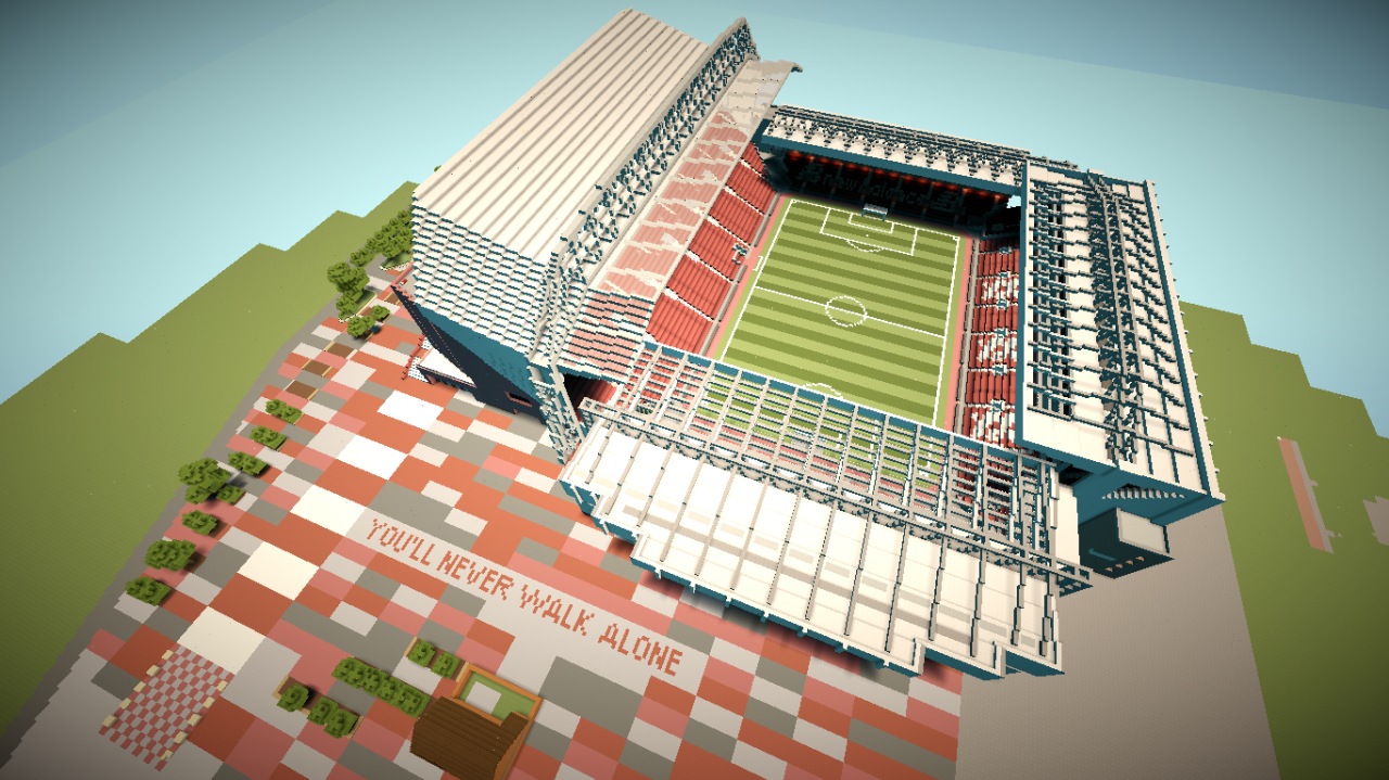 Anfield Stadium Minecraft Map