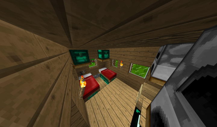 Simple Starter House Schematic │ by Keralis Minecraft Map