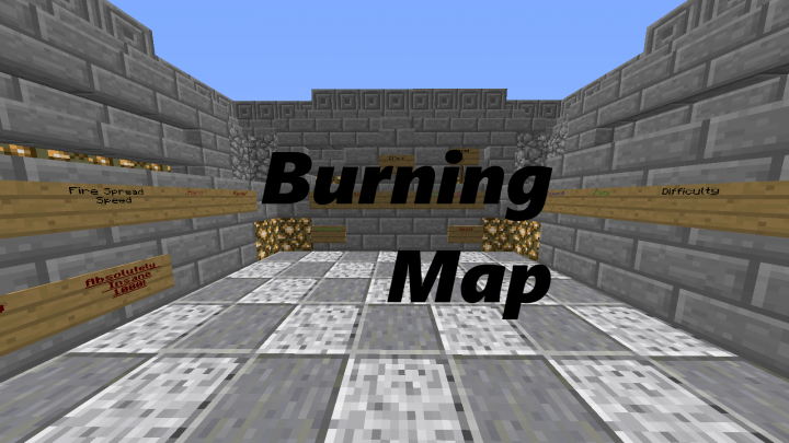 Tower Of Insanity:Burning Map 1.8 Minecraft Map