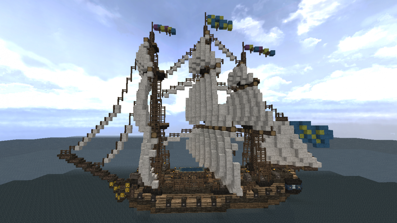 38-gun Frigate "Renommee" Minecraft Map