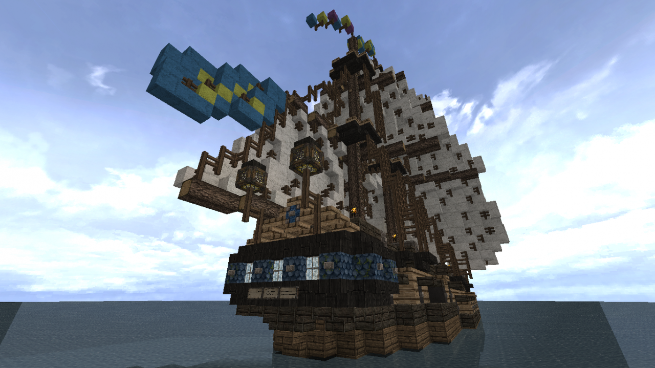 38-gun Frigate "Renommee" Minecraft Map
