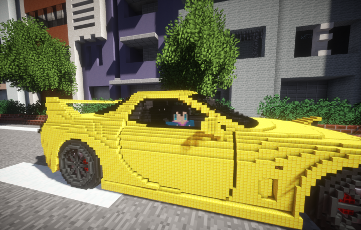 Mazda RX-7 FD3S Minecraft Map