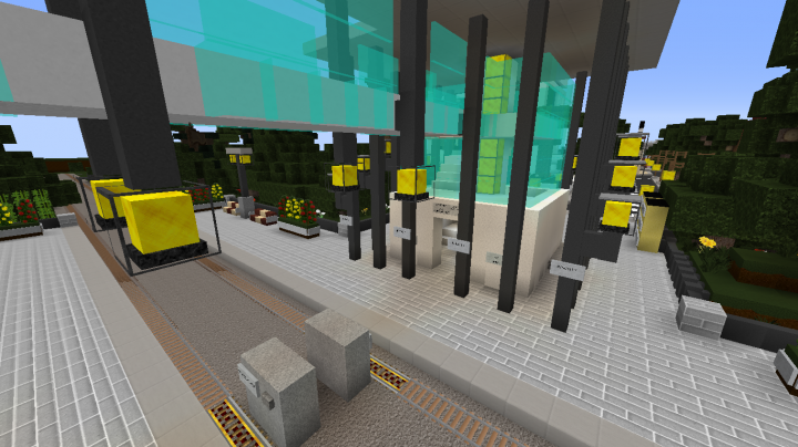 Train+Metro Station Minecraft Map