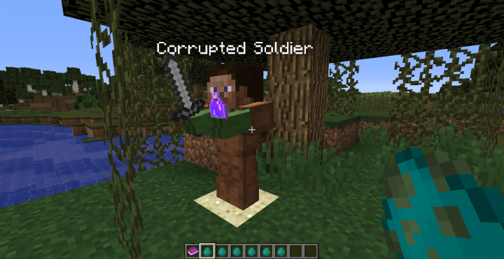 Corrupted Worlds in One Command Minecraft Map