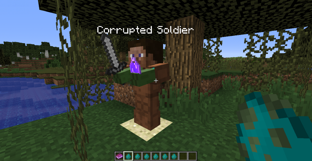 Corrupted Worlds in One Command Minecraft Map