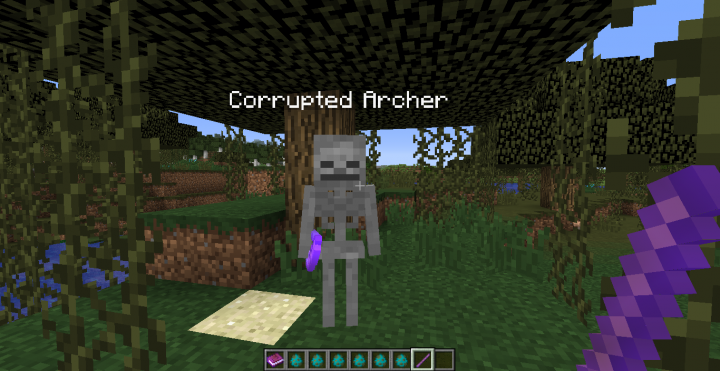 Corrupted Worlds in One Command Minecraft Map