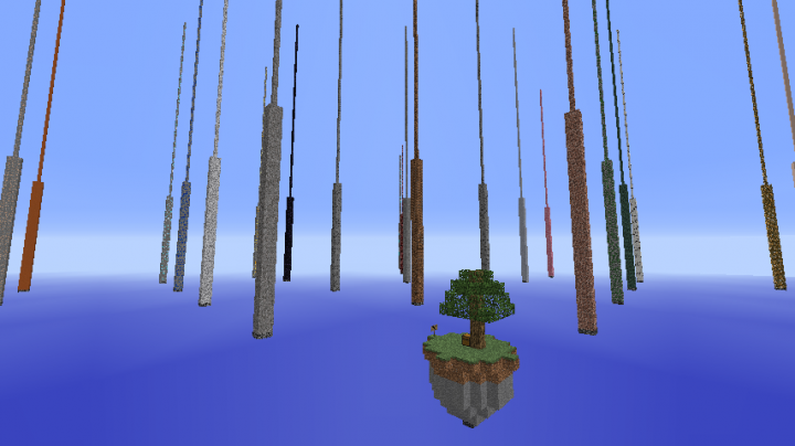 More Pillars Survival Minecraft Map