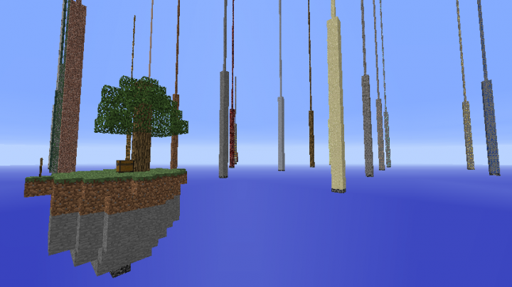 More Pillars Survival Minecraft Map