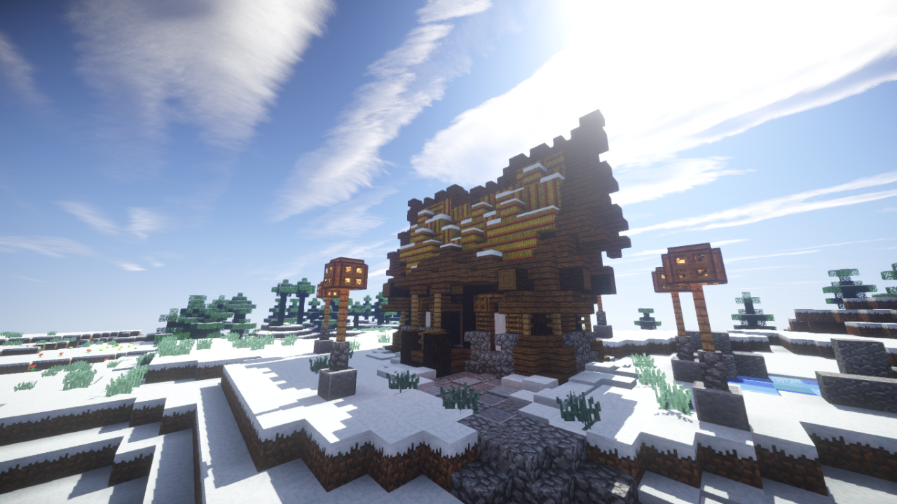 Advanced Small Viking House By: Avaded Minecraft Map