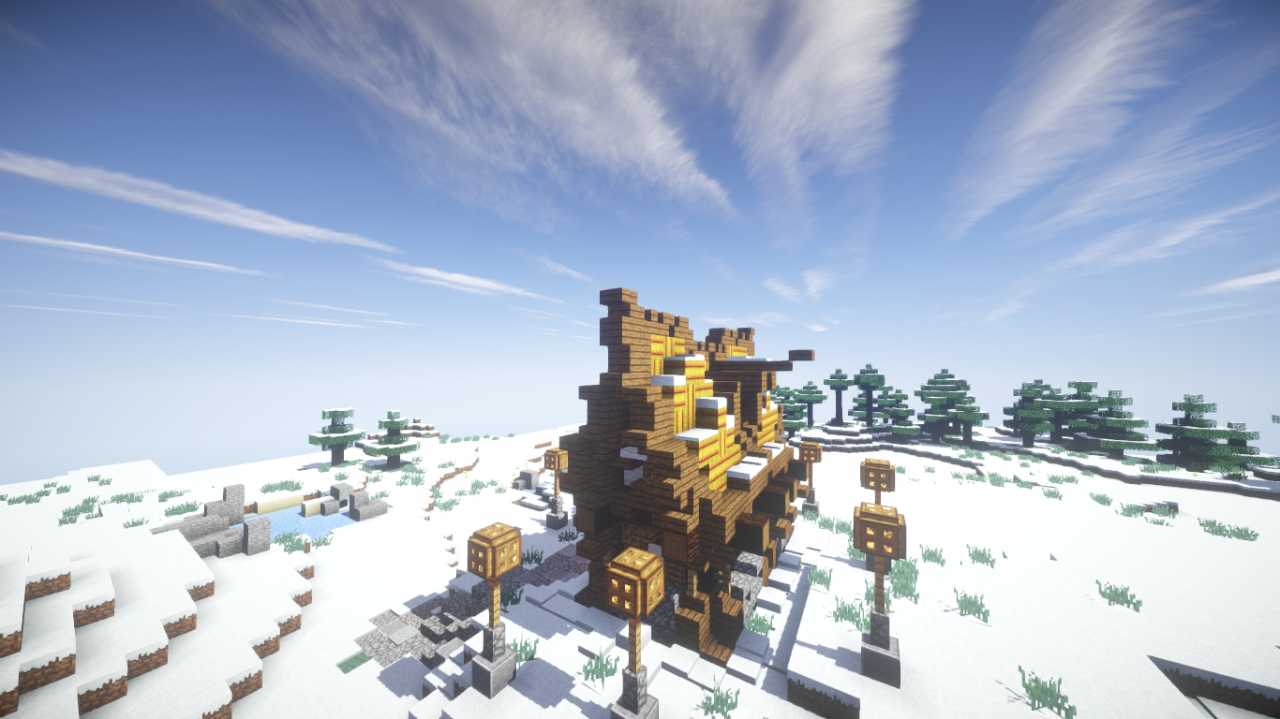 Advanced Small Viking House By: Avaded Minecraft Map