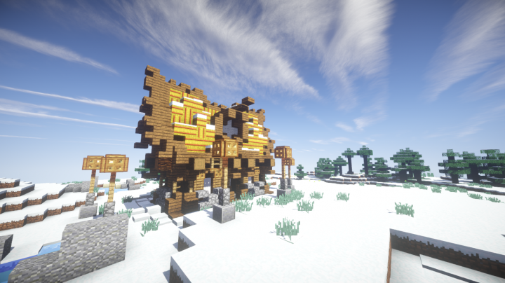 Advanced Small Viking House By: Avaded Minecraft Map