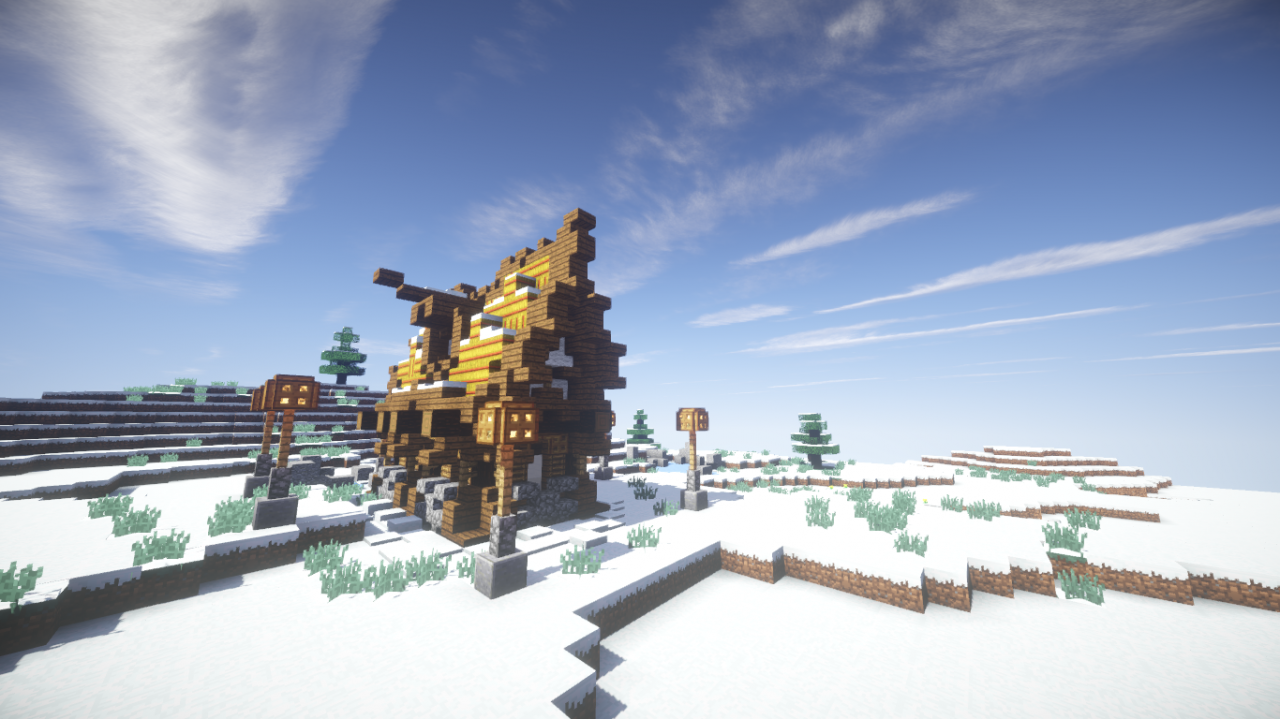 Advanced Small Viking House By: Avaded Minecraft Map