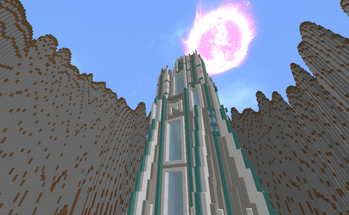 Build Of Majoras | Futuristic / Sci-fi Build Minecraft Map