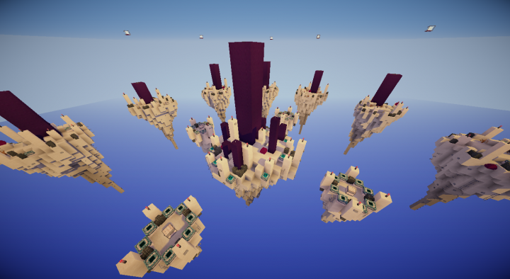 Sky Wars | THE END Minecraft Map