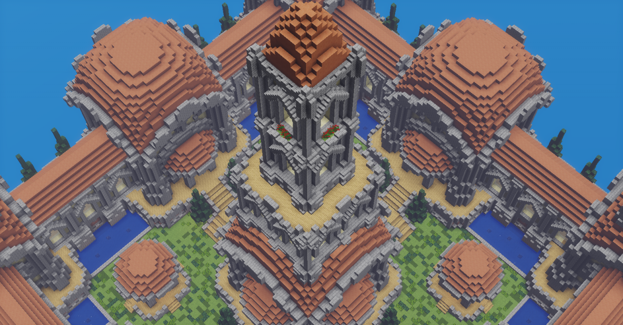 Terracotta Square Minecraft Map