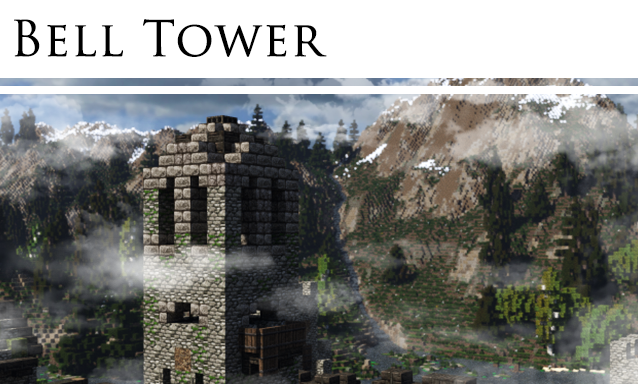 Medieval Bell Tower - [Download] #WeAreConquest Minecraft Map