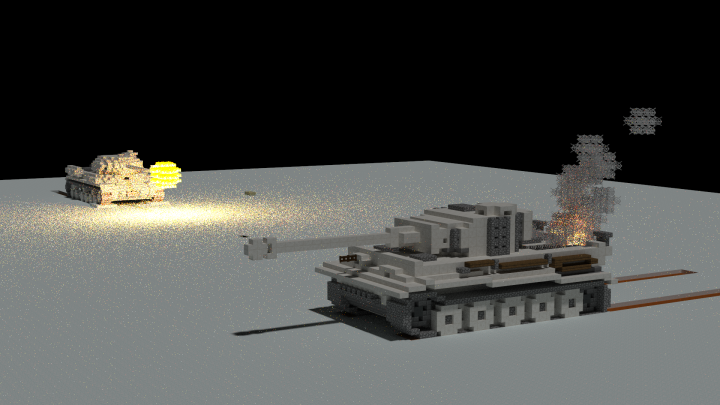 Soviet Heavy Tank IS-2 (4:1) Minecraft Map