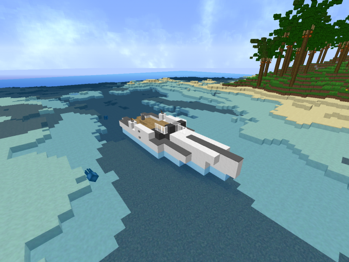 Modern Small Yacht - Download Minecraft Map