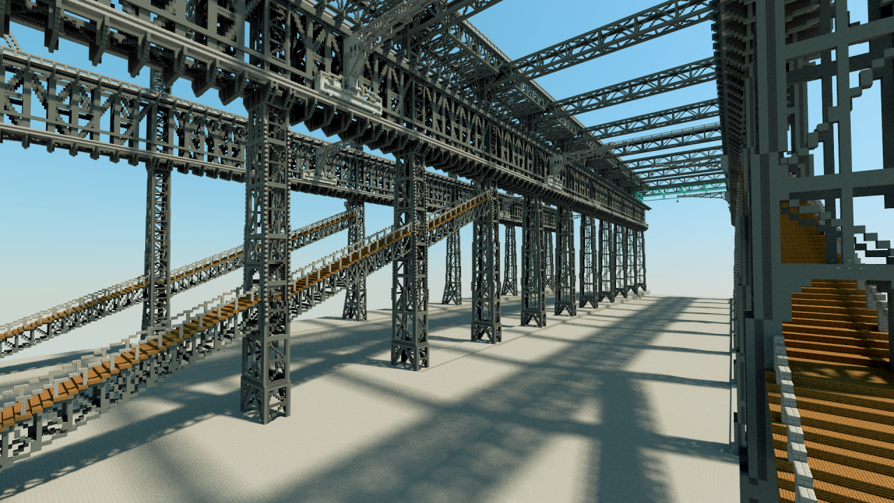 Harland & Wolff - Arrol Gantry 4/1 Scale (Shipyard) Minecraft Map