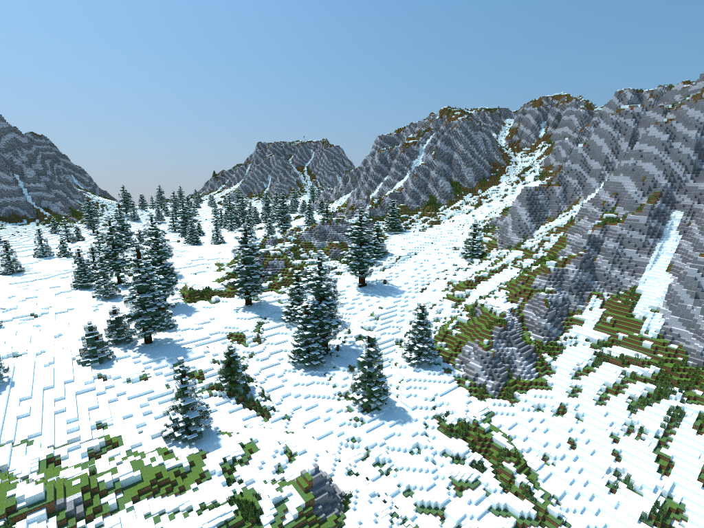 Fantasy mountains Minecraft Map