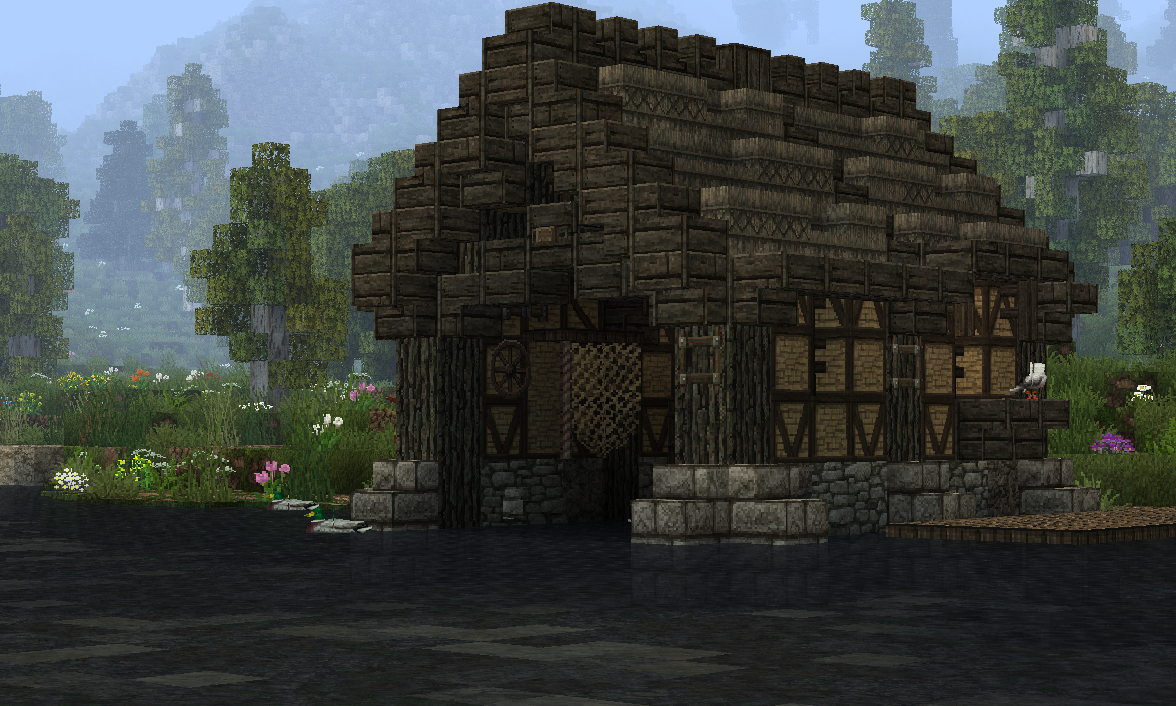 Medieval Boat House - #WeAreConquest Minecraft Map